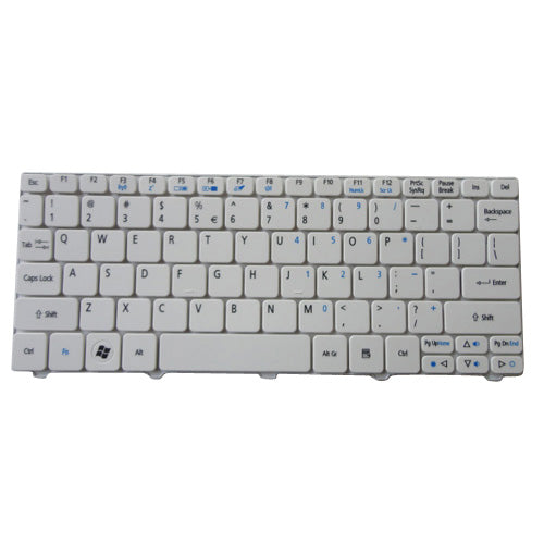 Acer Aspire One D257, D270, Happy, Happy 2 White Netbook Keyboard ...